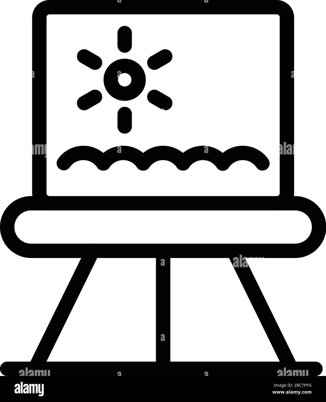 Artist picture icon, outline style Stock Vector Image & Art - Alamy