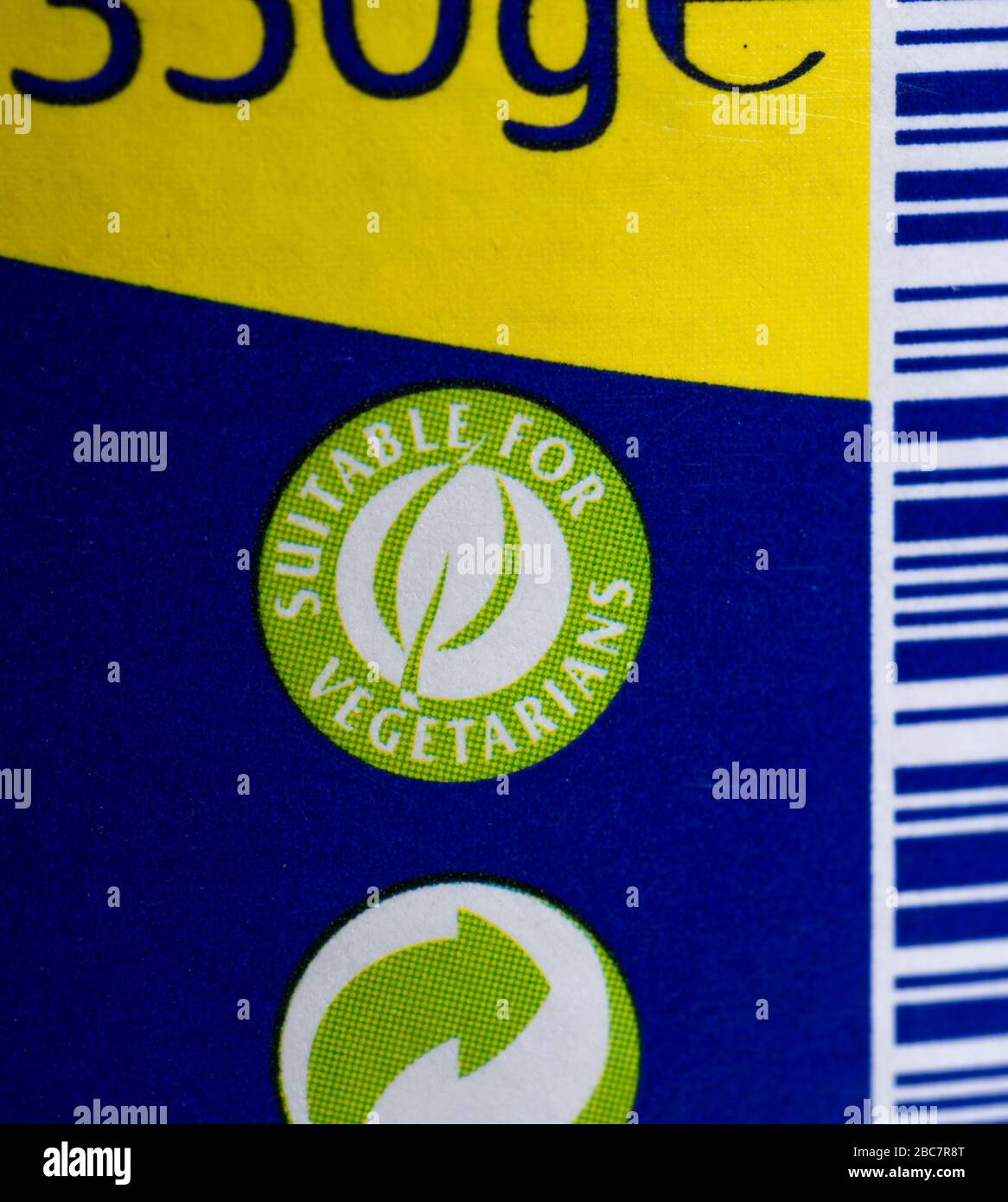 Suitable for vegetarians symbol hi-res stock photography and images - Alamy