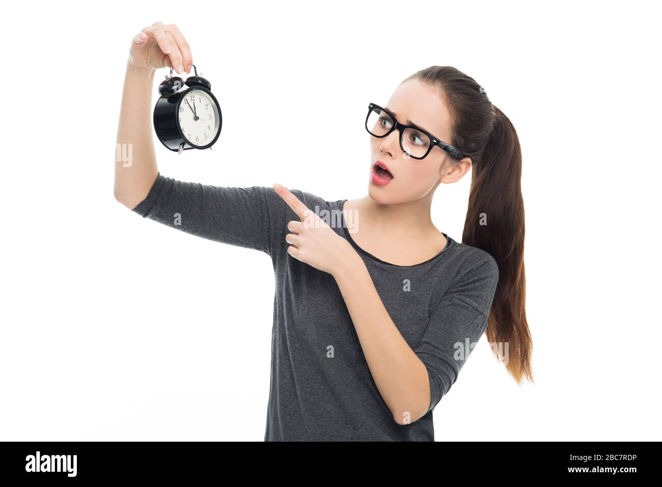 Adult clock hi-res stock photography and images - Alamy