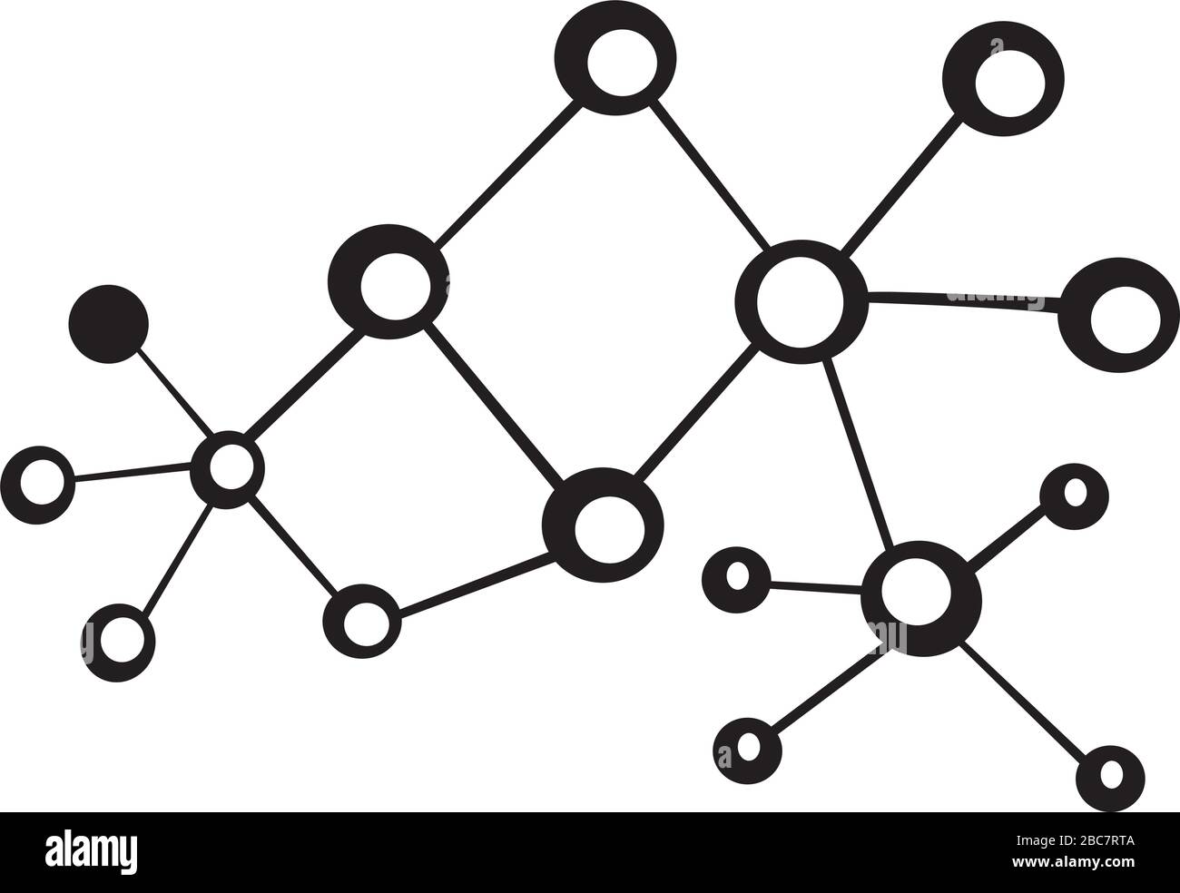 structural formula of the molecule Stock Vector Image & Art - Alamy