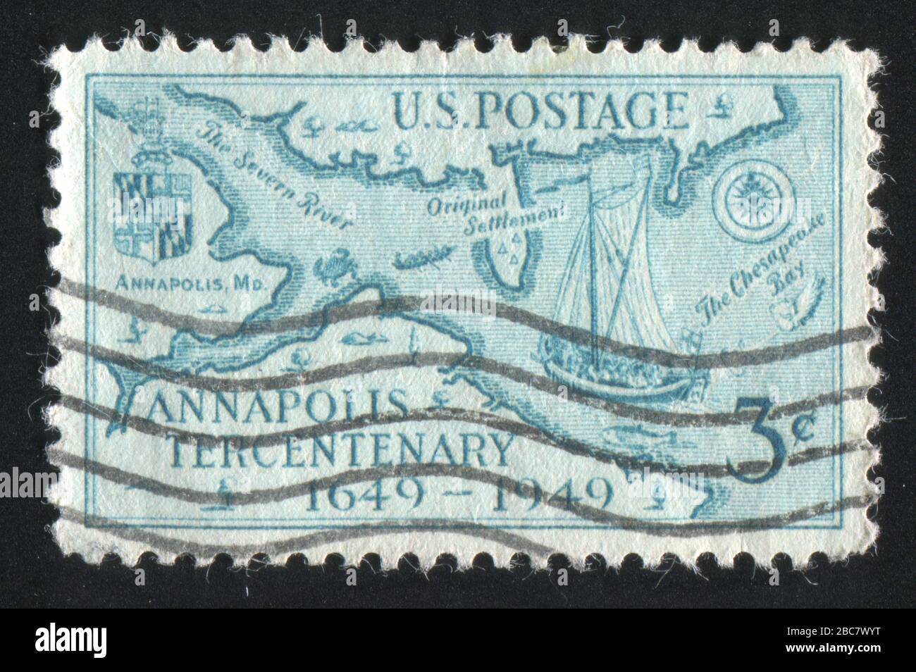 UNITED STATES - CIRCA 1949: stamp printed by United states, shows ...