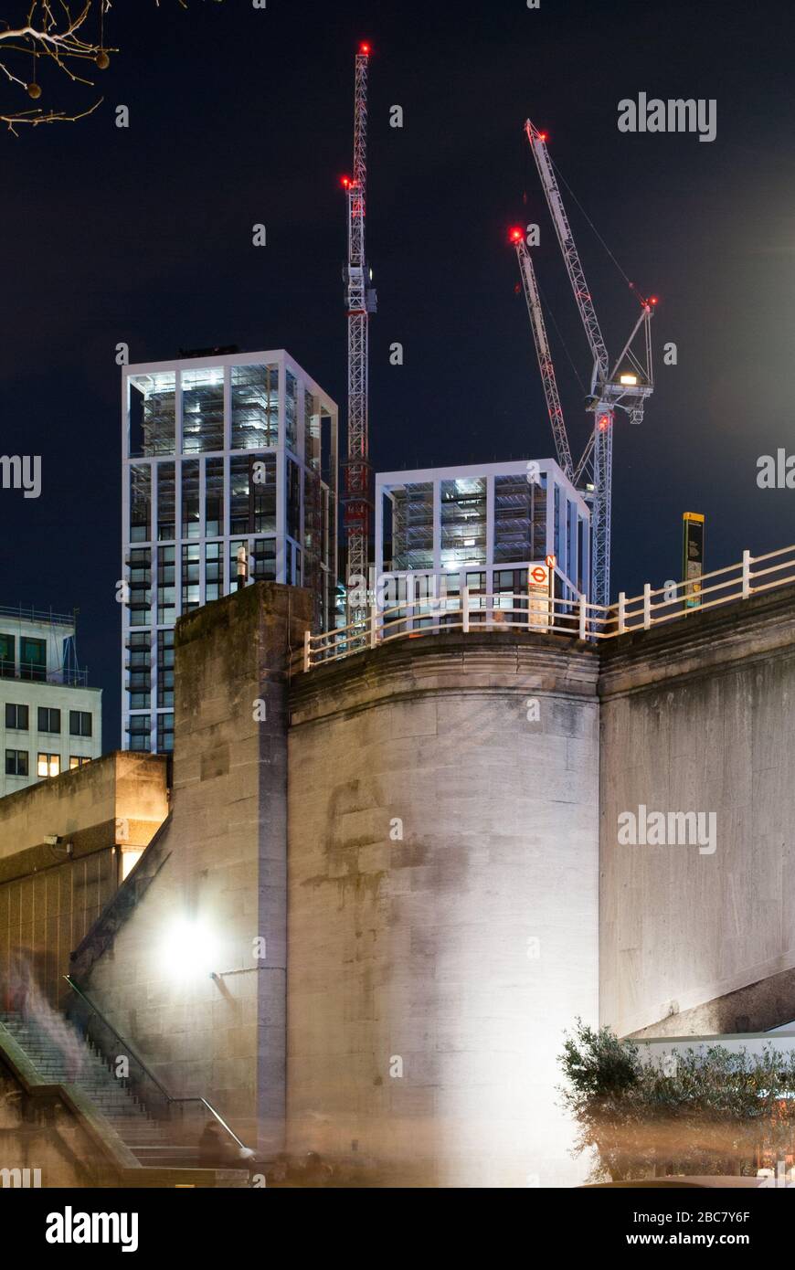 Construction of Casson Square Southbank Place View from Royal National ...