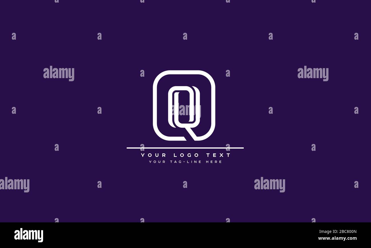 Abstract Logo Q and QQ Alphabet Letters Design Stock Vector Image & Art ...