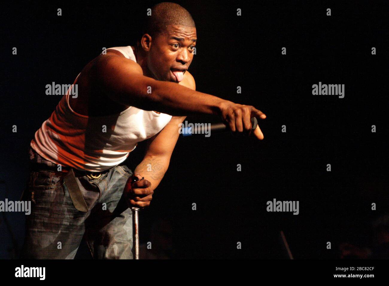 David Banner performing on the Hip Hop Live Tour at the Trocadero in ...