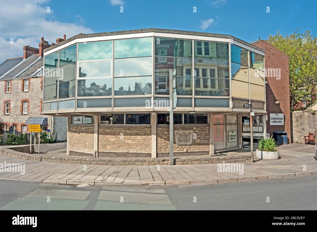 Swanage Library, Dorset Stock Photo - Alamy