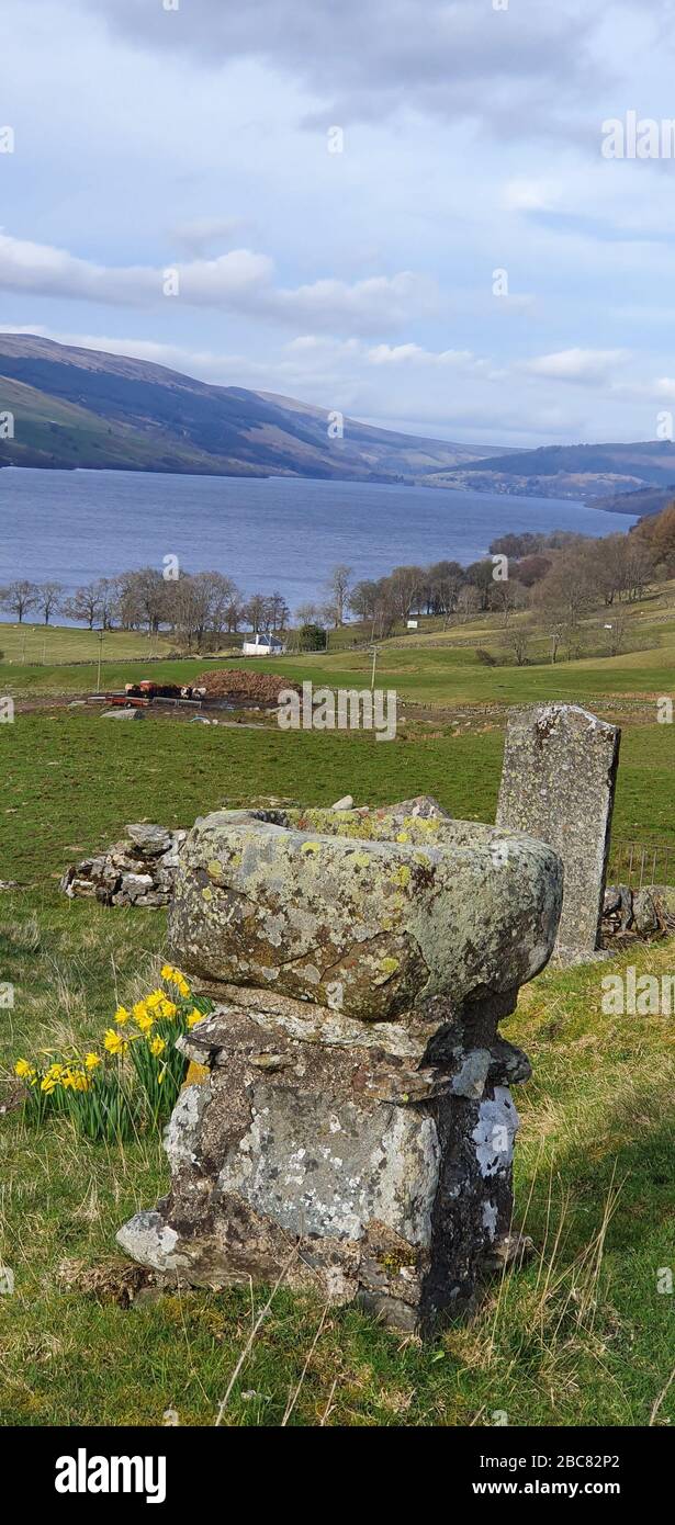 Lost Church Loch Tay Stock Photo - Alamy