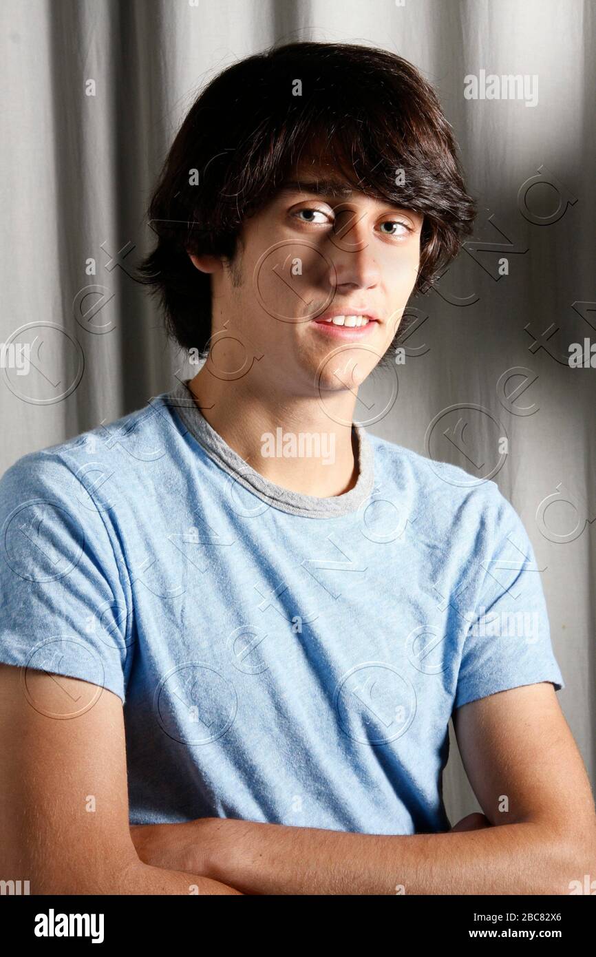 Portrait of American singer / songwriter and actor Teddy Geiger ...