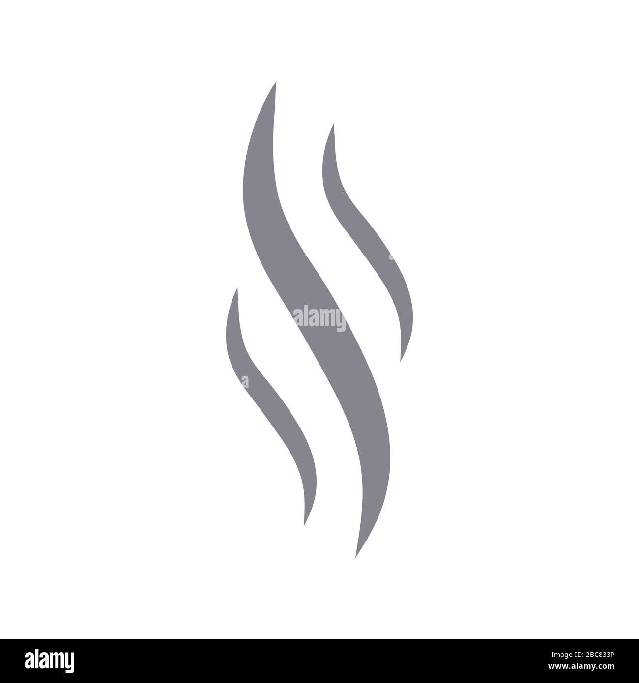 Smoke steam vector icon illustration on white Stock Vector Image & Art ...