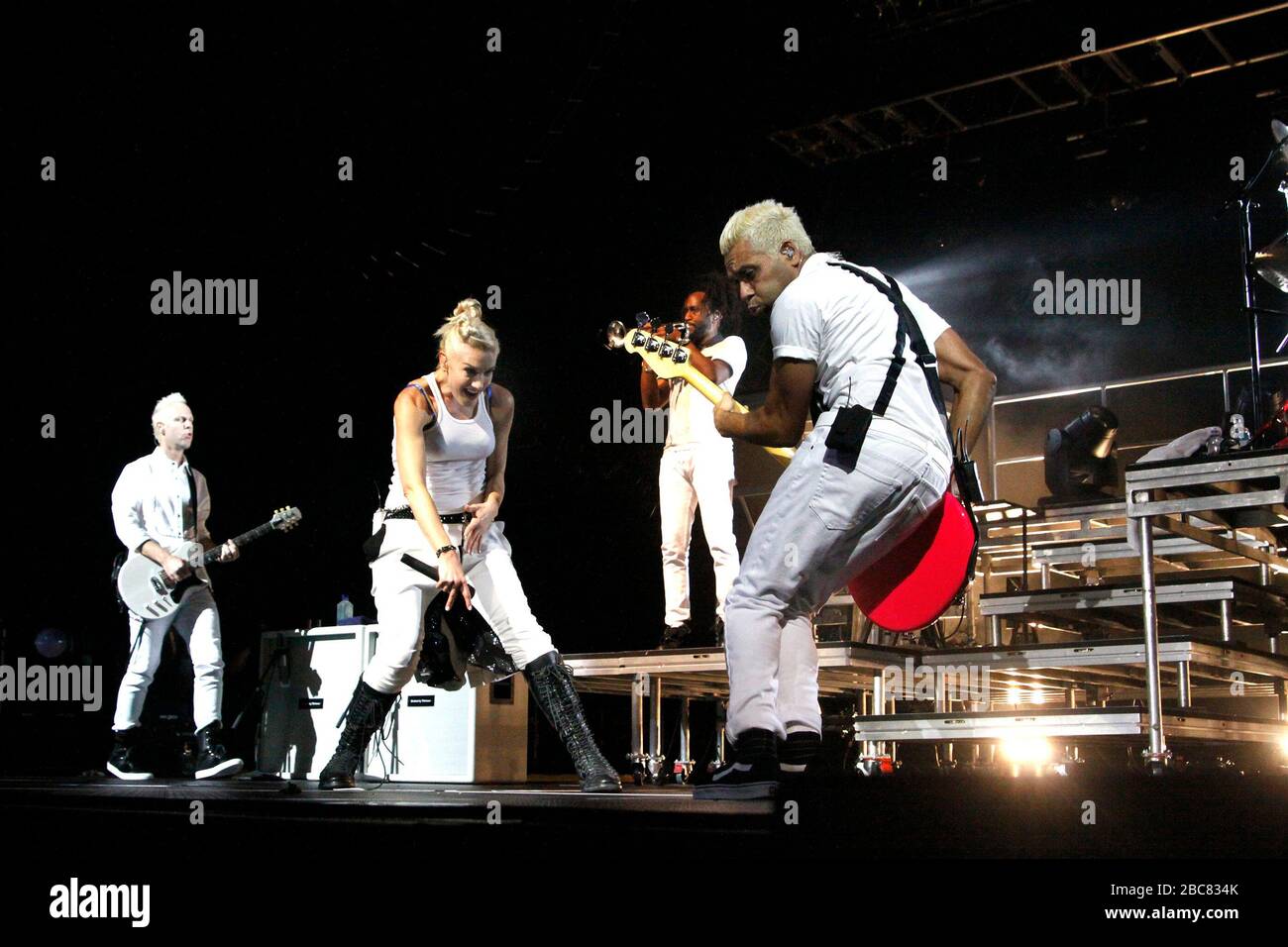 No Doubt performing their first engagement in five years at the opening ...