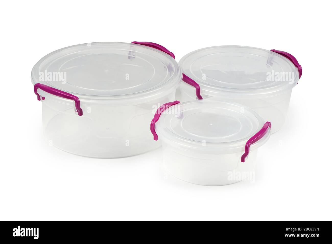 Transparent plastic food container on white. High resolution photo ...