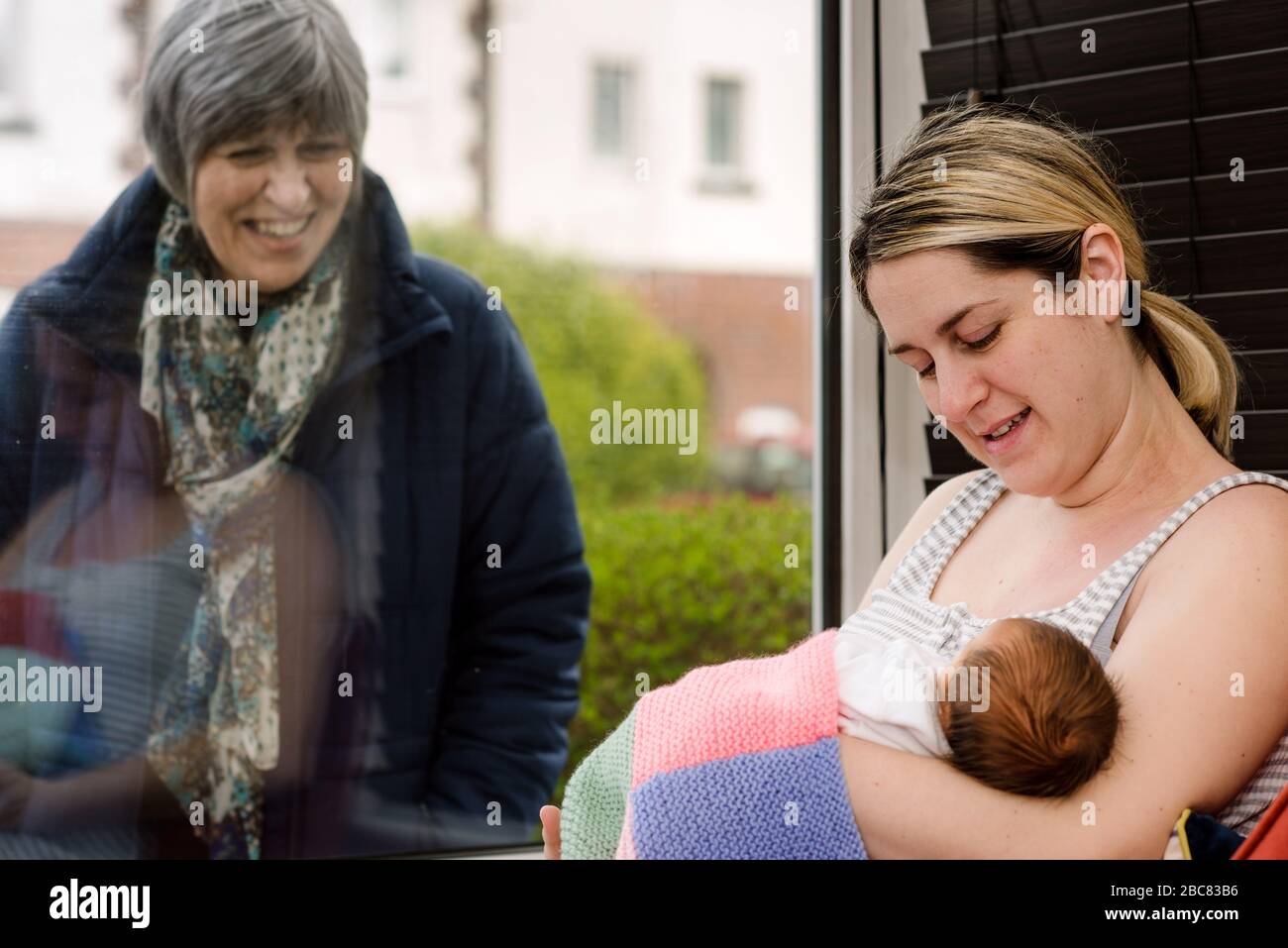 Prestwich, Manchester, United Kingdom. 3rd April 2020. Social ...