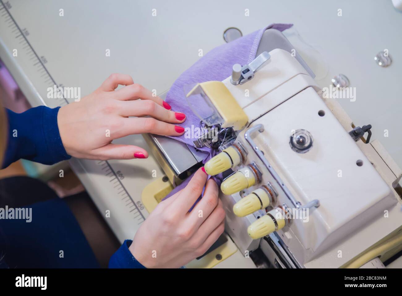 Overlock sewing hi-res stock photography and images - Alamy