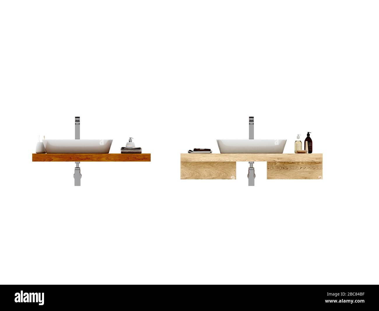 3d render of bathroom lavatory Stock Photo - Alamy