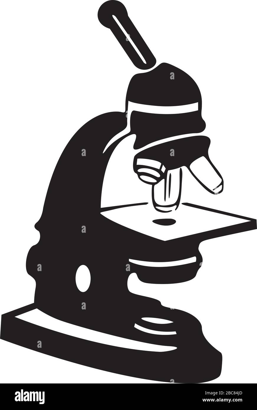 Microscopic tests Stock Vector Images - Alamy