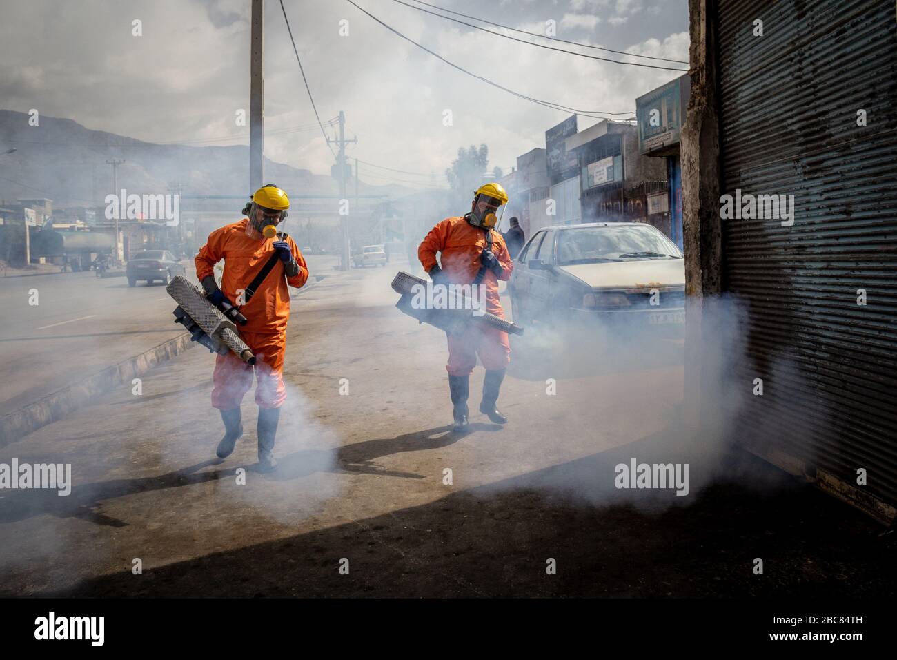 The Iranian health ministry, provincial fire department and municipal ...