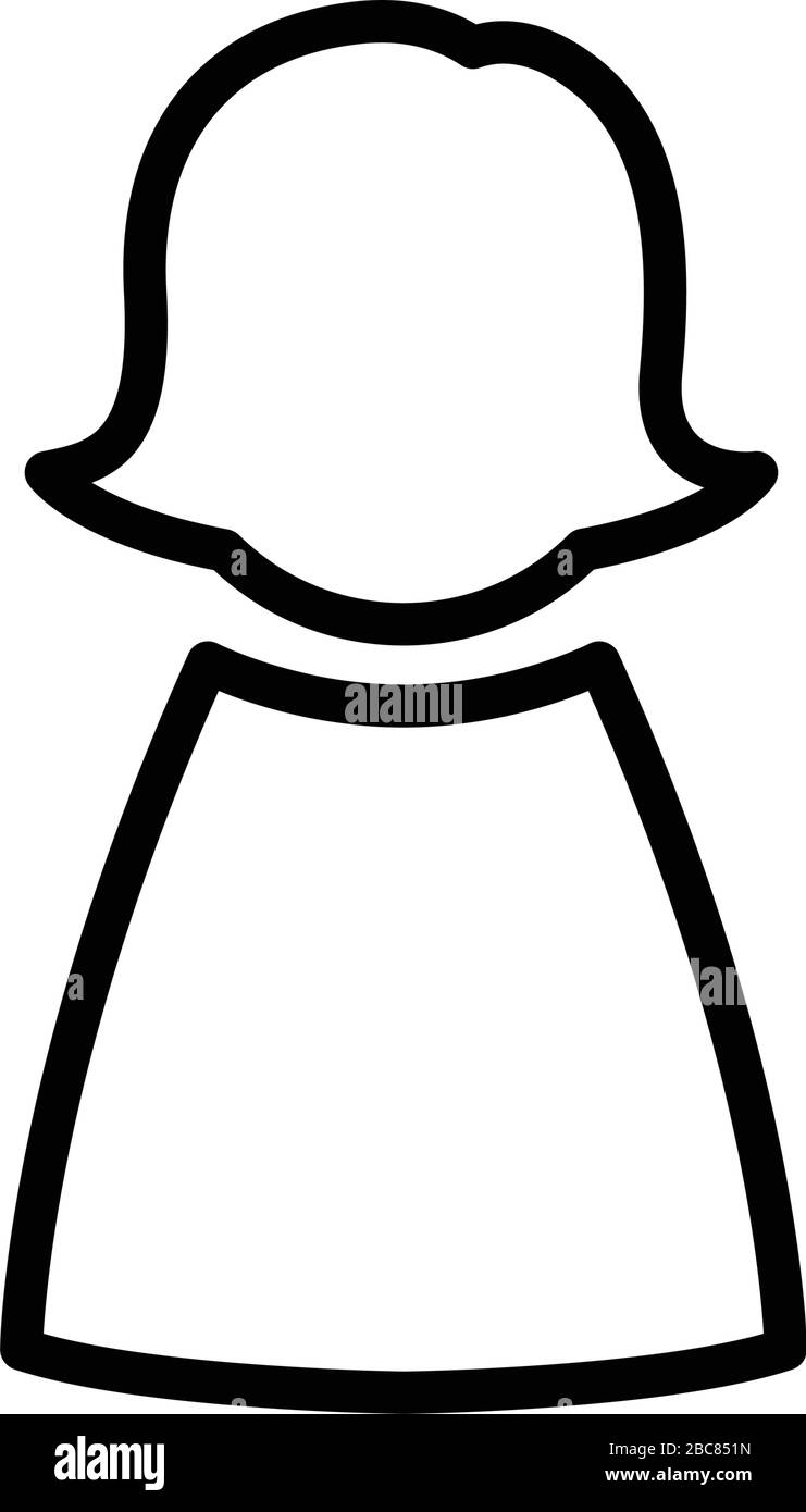 Girl face avatar profile Cut Out Stock Images & Pictures - Alamy