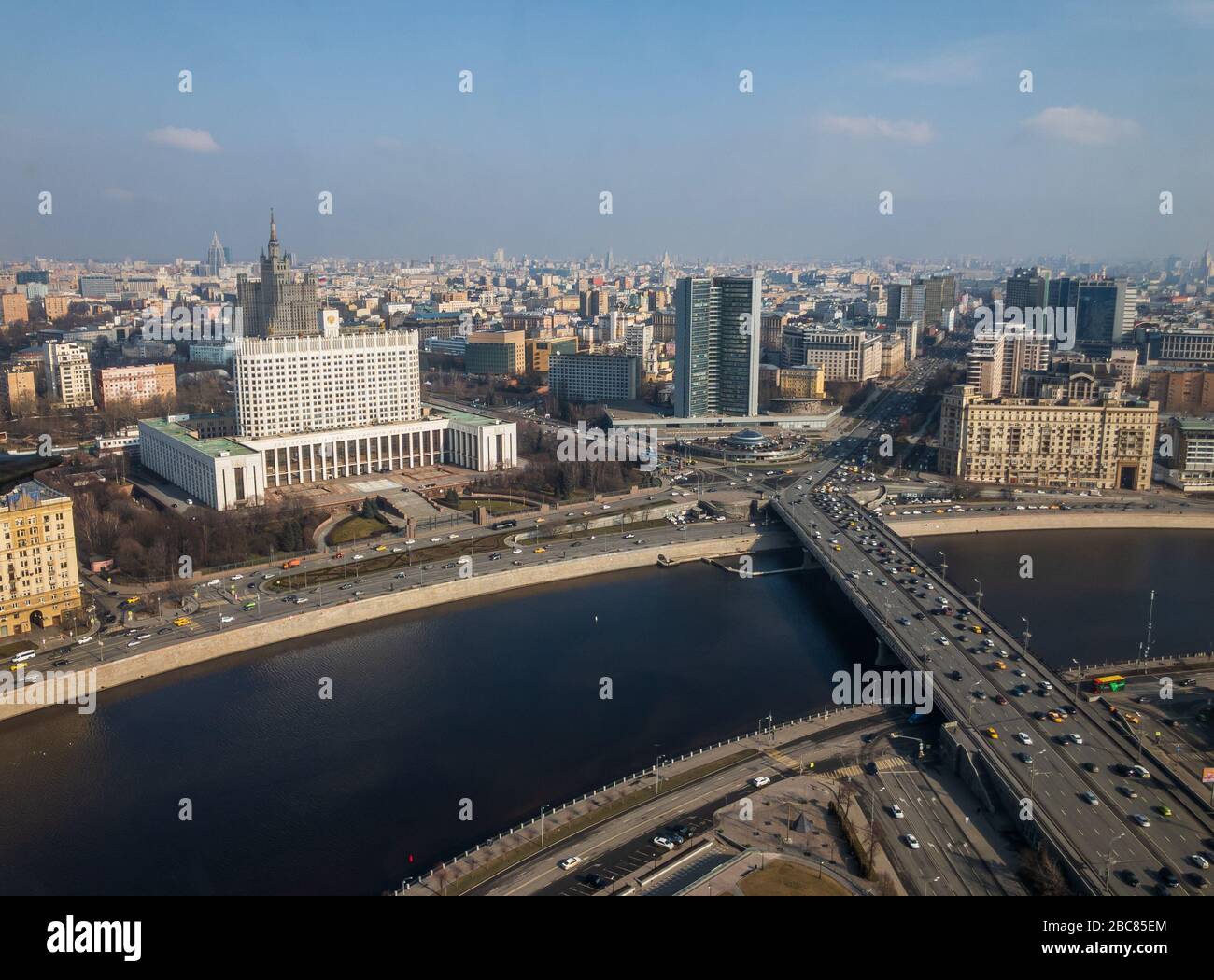 Moscow russian federation aerial hi-res stock photography and images ...
