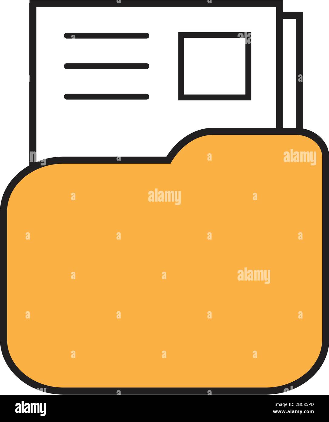 Documents and signature vector illustration hi-res stock photography ...