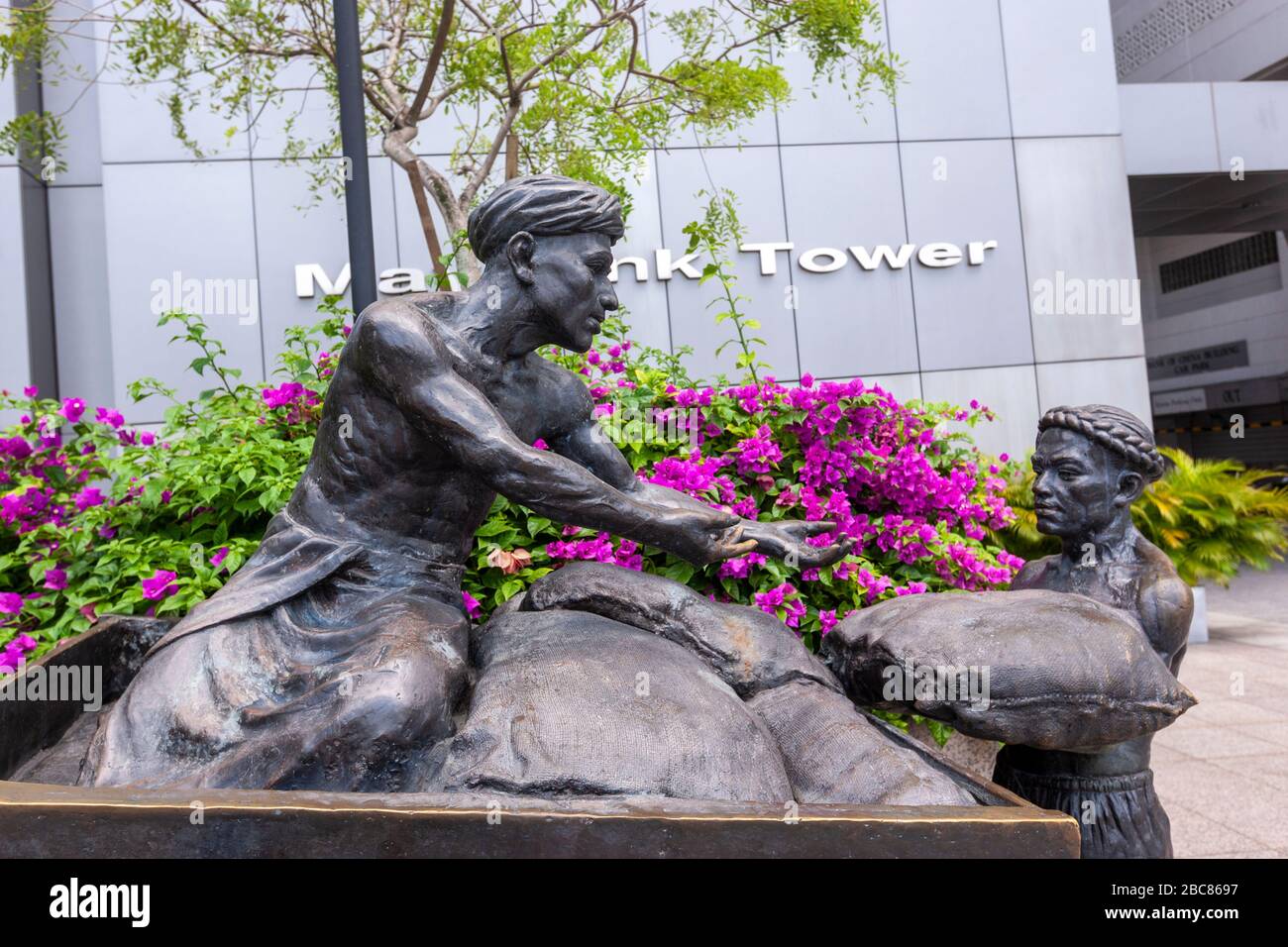 The River Merchants, sculpture by Aw Tee Hong, with Indian and Chinese ...