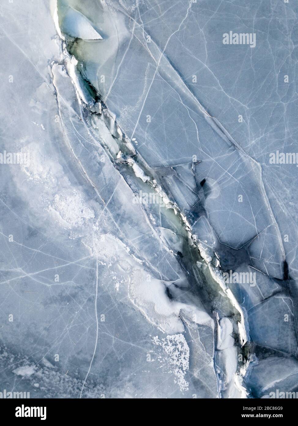 Aerial ice lake hi-res stock photography and images - Alamy
