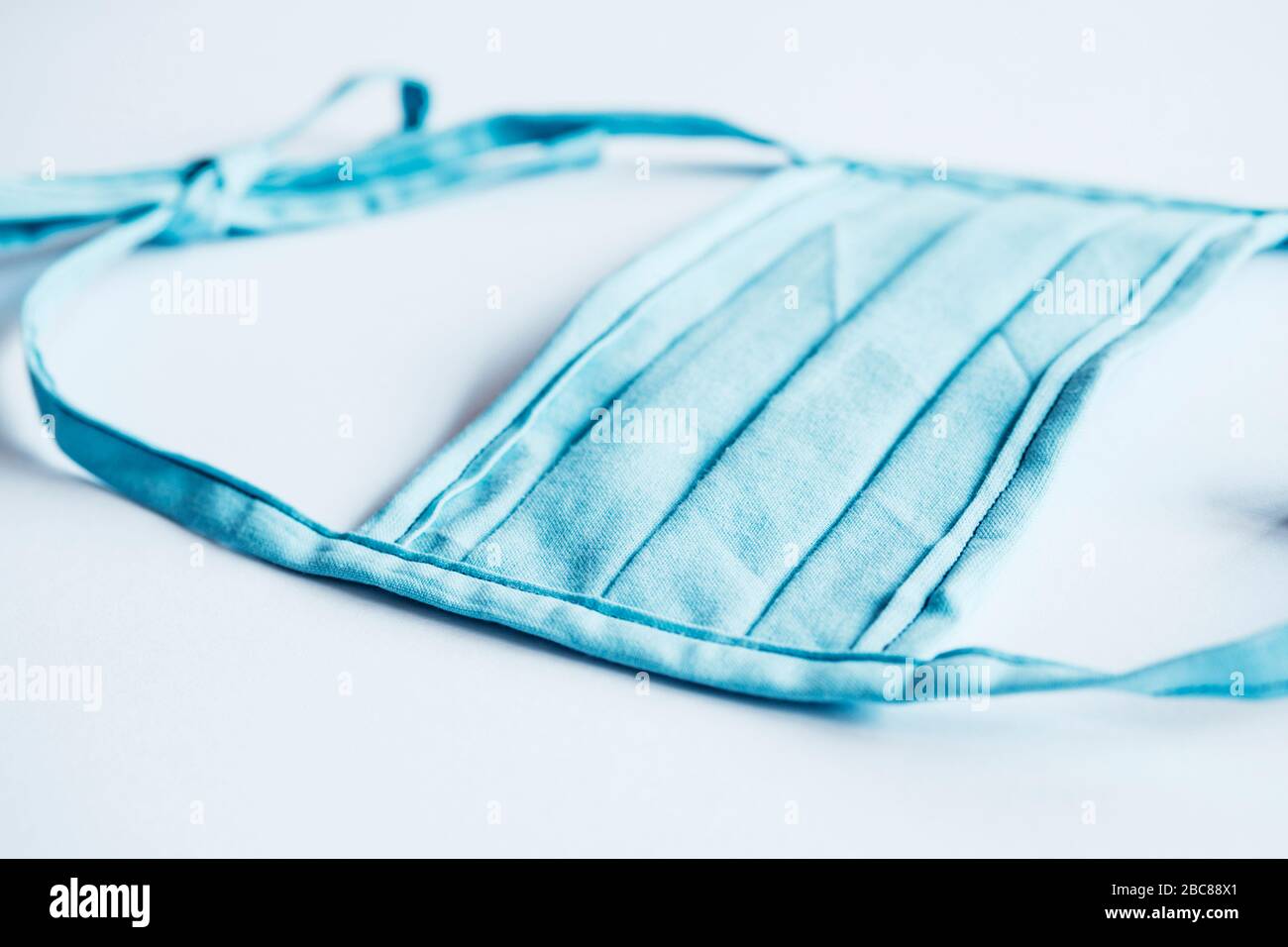 Self-made face mask Stock Photo - Alamy