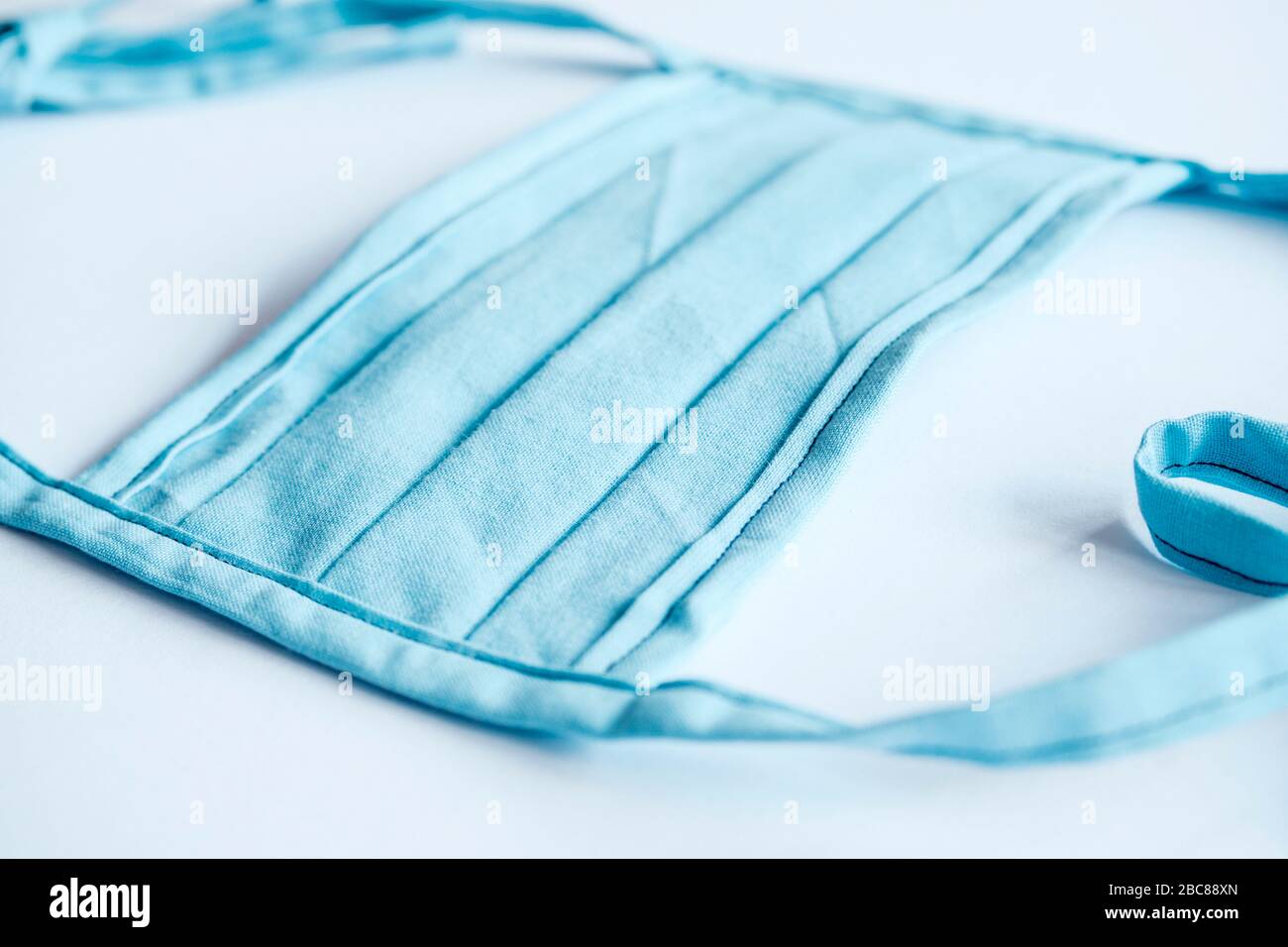 Self-made face mask Stock Photo - Alamy