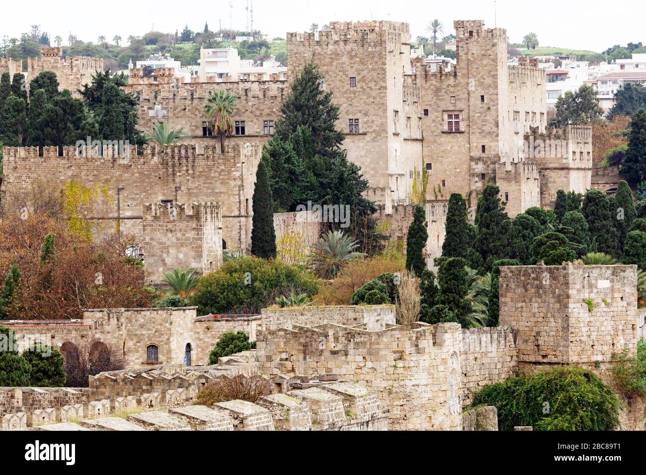 The Palace of the Grand Master of the Knights of Rhodes in Rhodes ...
