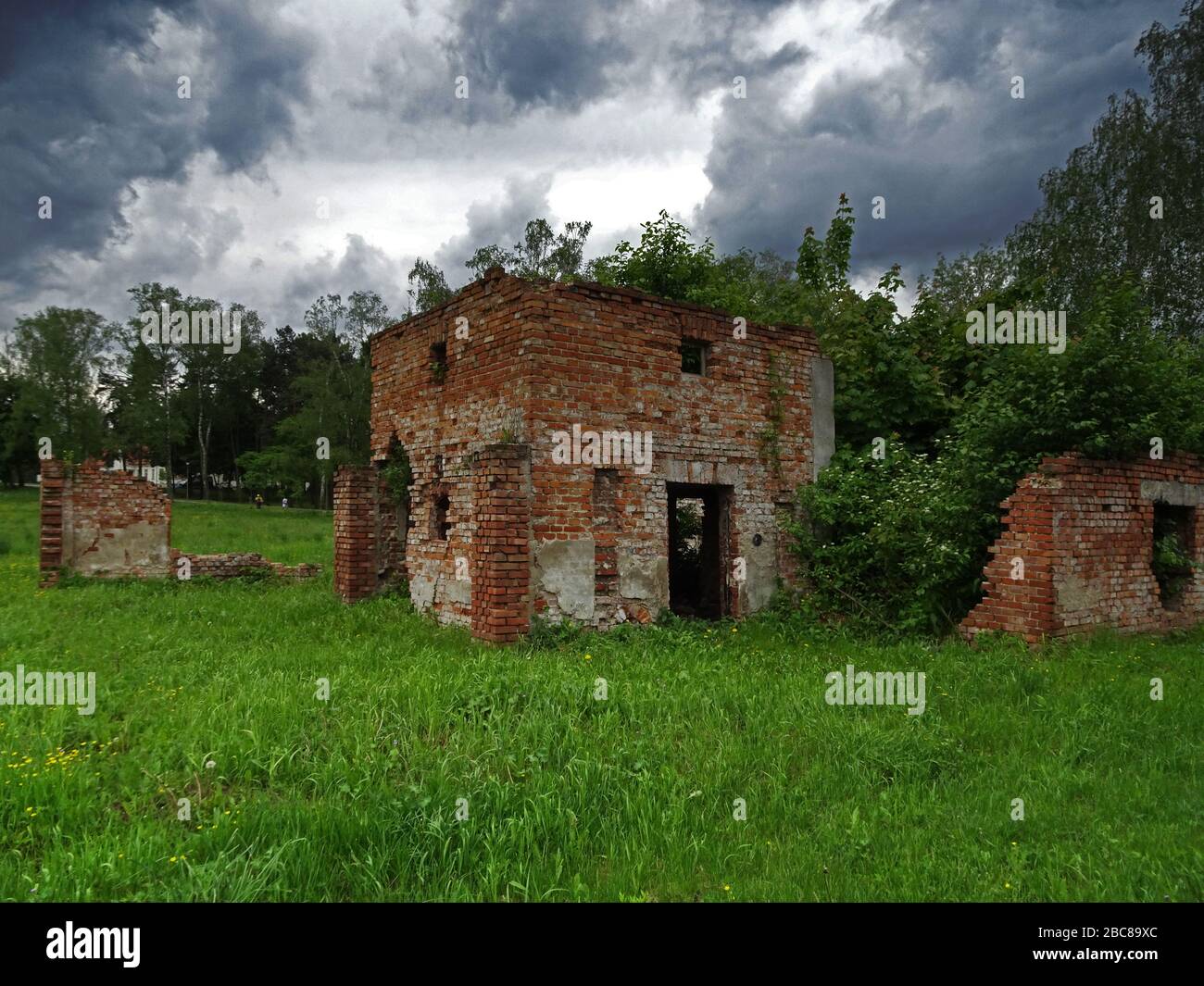 Abandoned stables in Skawina, Poland Stock Photo - Alamy