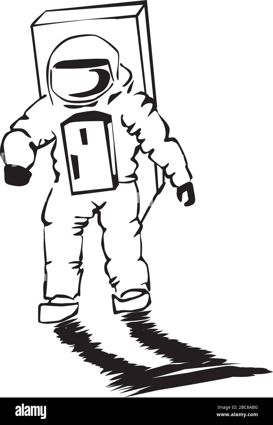 Alien in space on Cut Out Stock Images & Pictures - Alamy