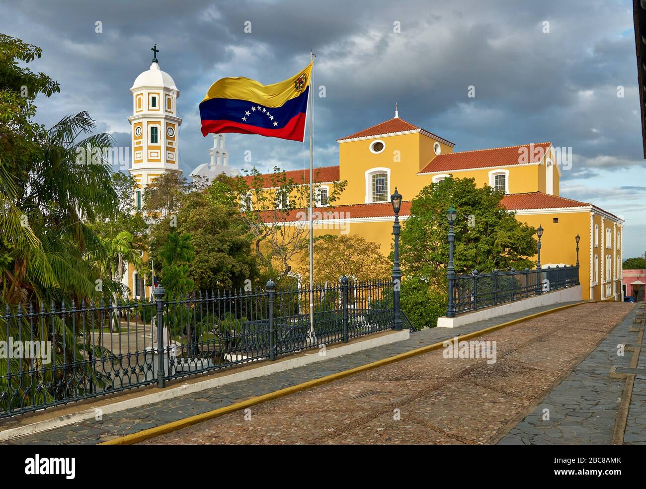 Cathedral, historic city centre, Ciudad Bolivar, Venezuela, South ...