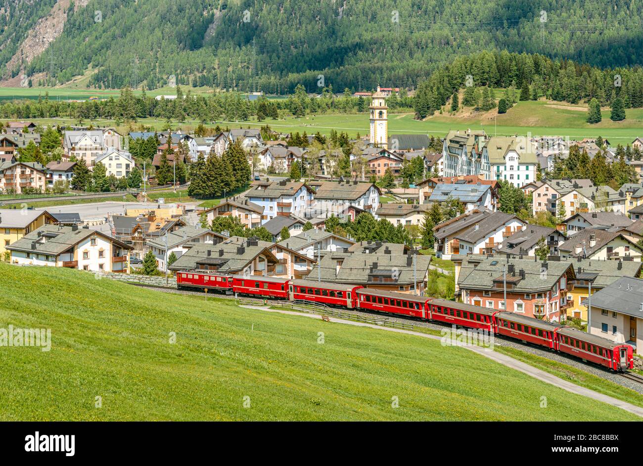 Rhaetian railway hi-res stock photography and images - Alamy