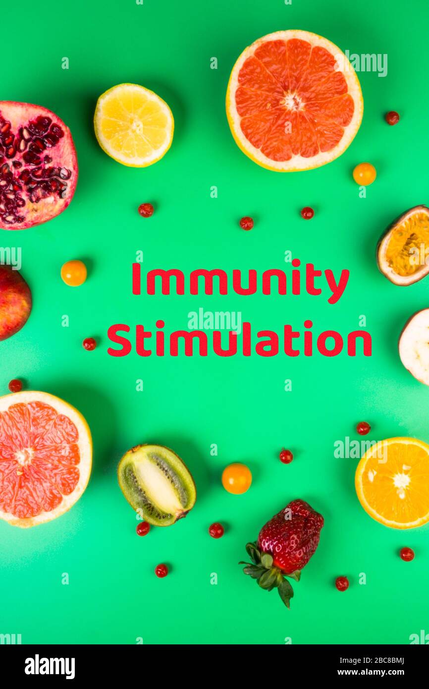 Super fruit and berry selection for cold and flu remedy rich in vitamin ...