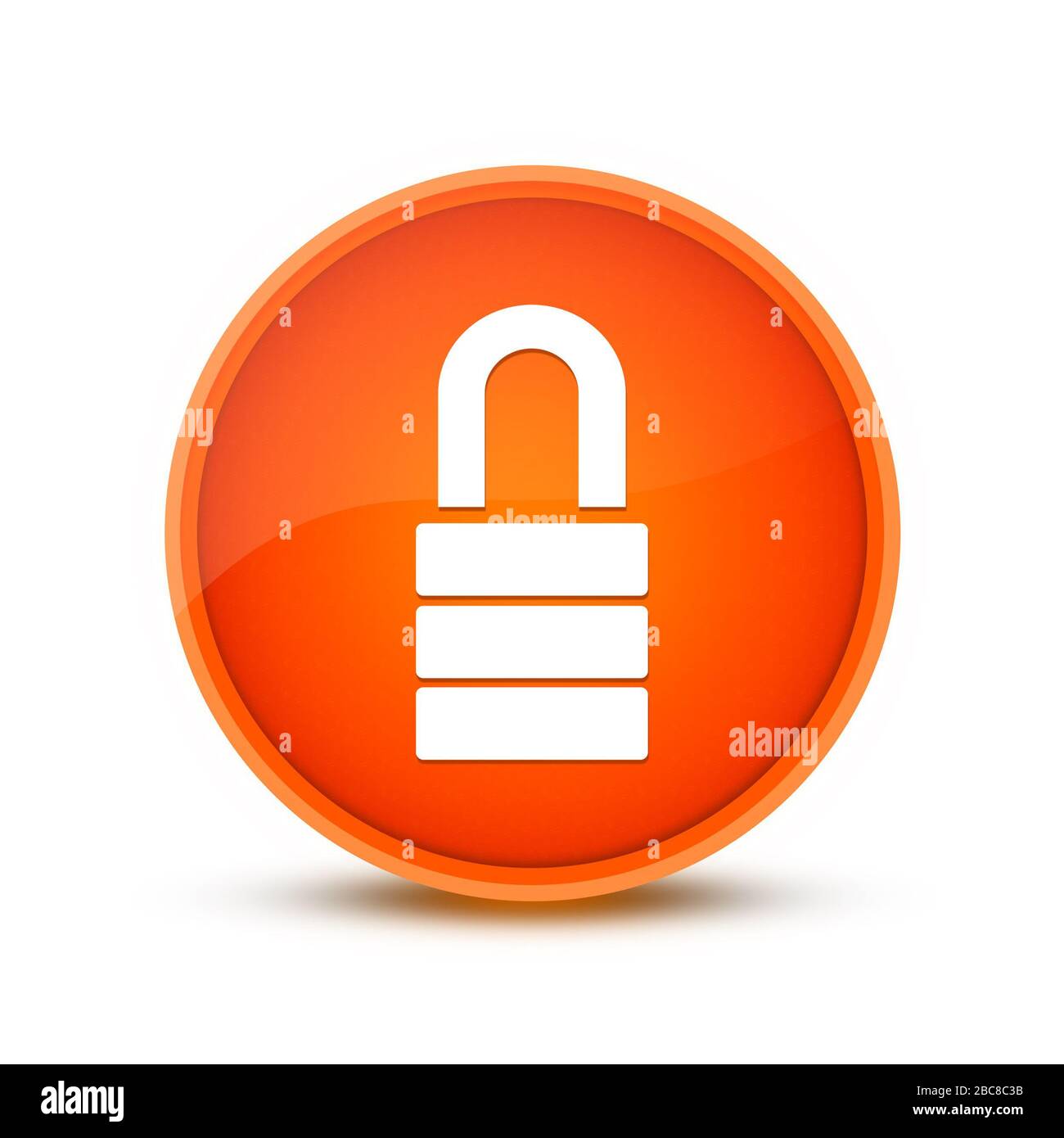 3d Lock Icon