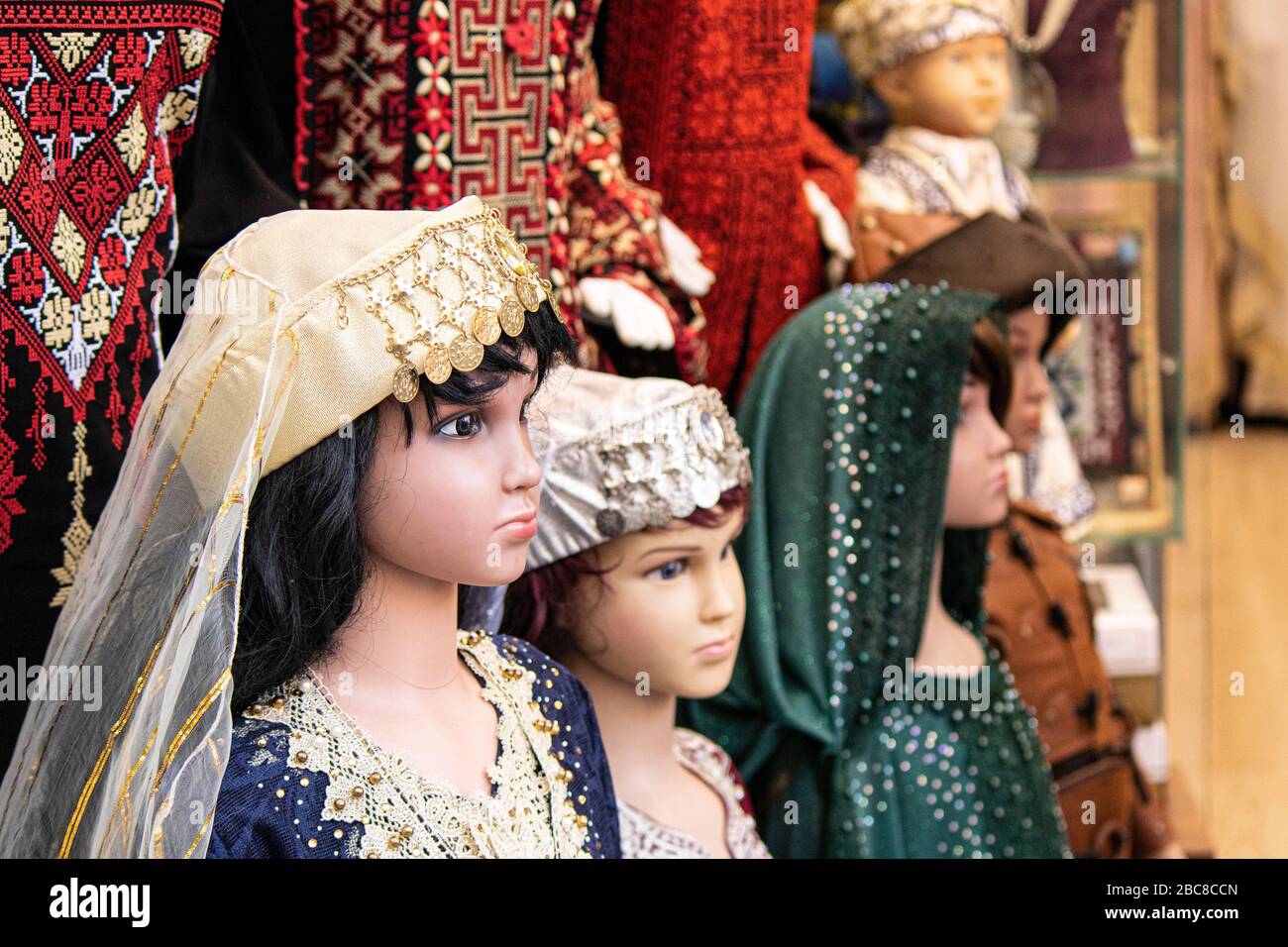 Traditional Ottoman Circumcision Suit On A Lifeless Mannequin Close Up