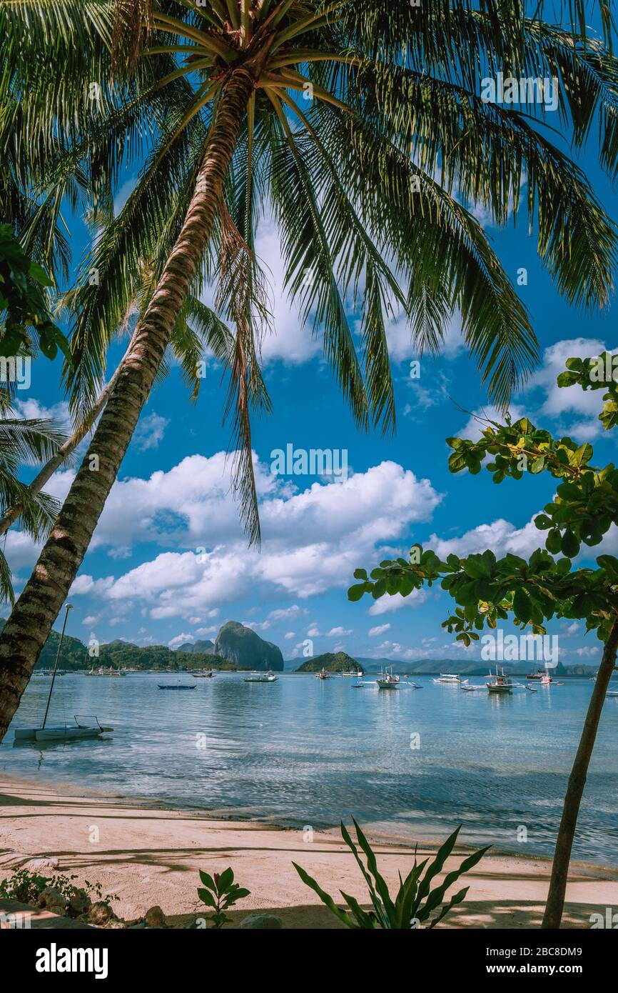 Vacation on beautiful tropical island, relax chill getaway enjoy summer ...