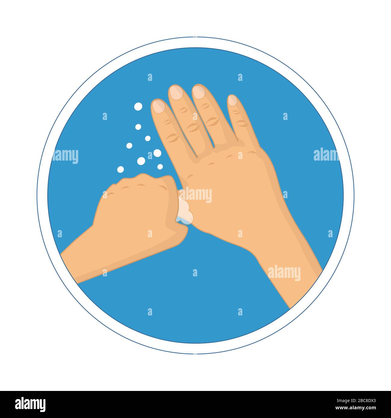 Hand washing icon hi-res stock photography and images - Alamy