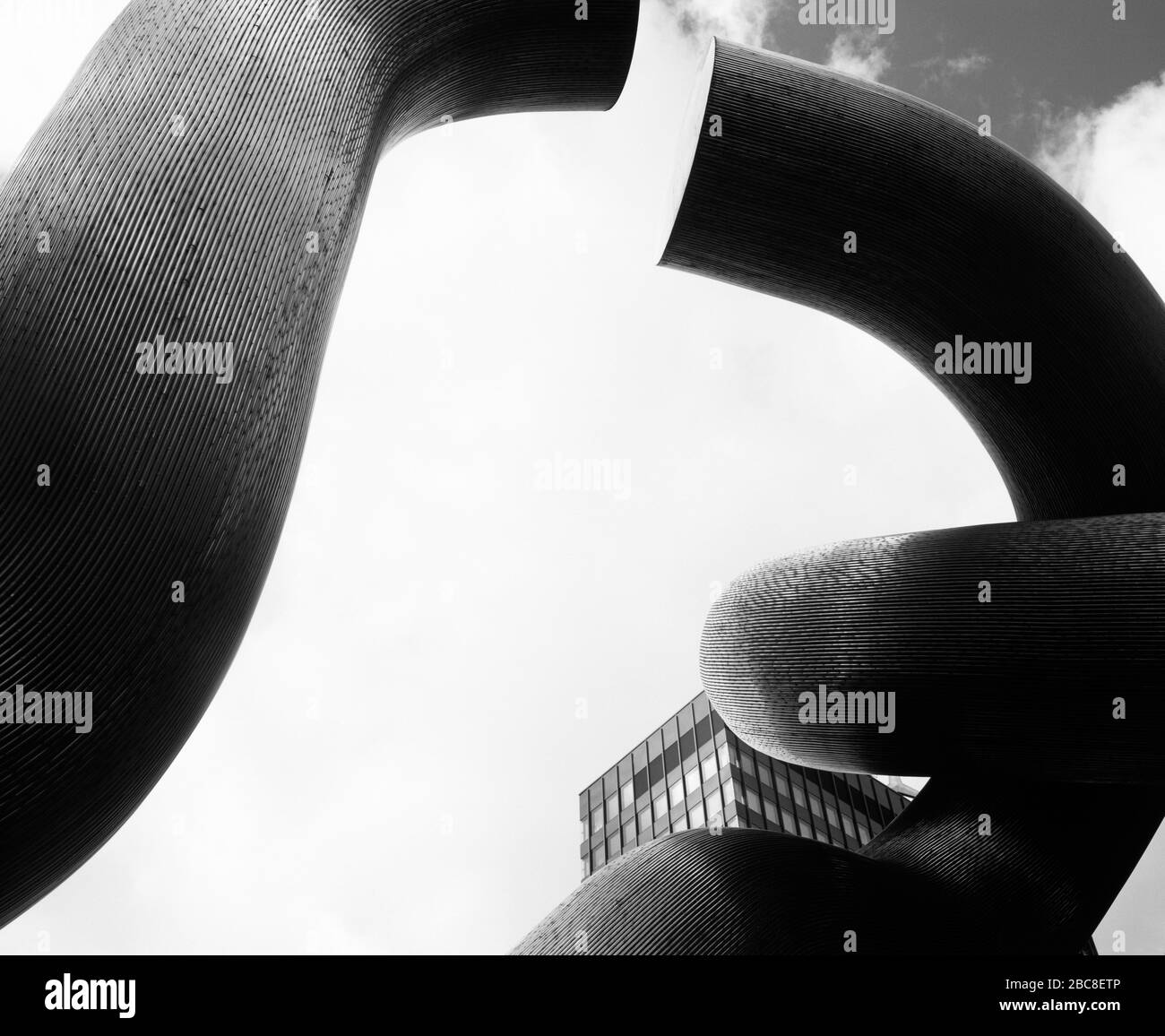 Sculpture outdoors Black and White Stock Photos & Images - Alamy