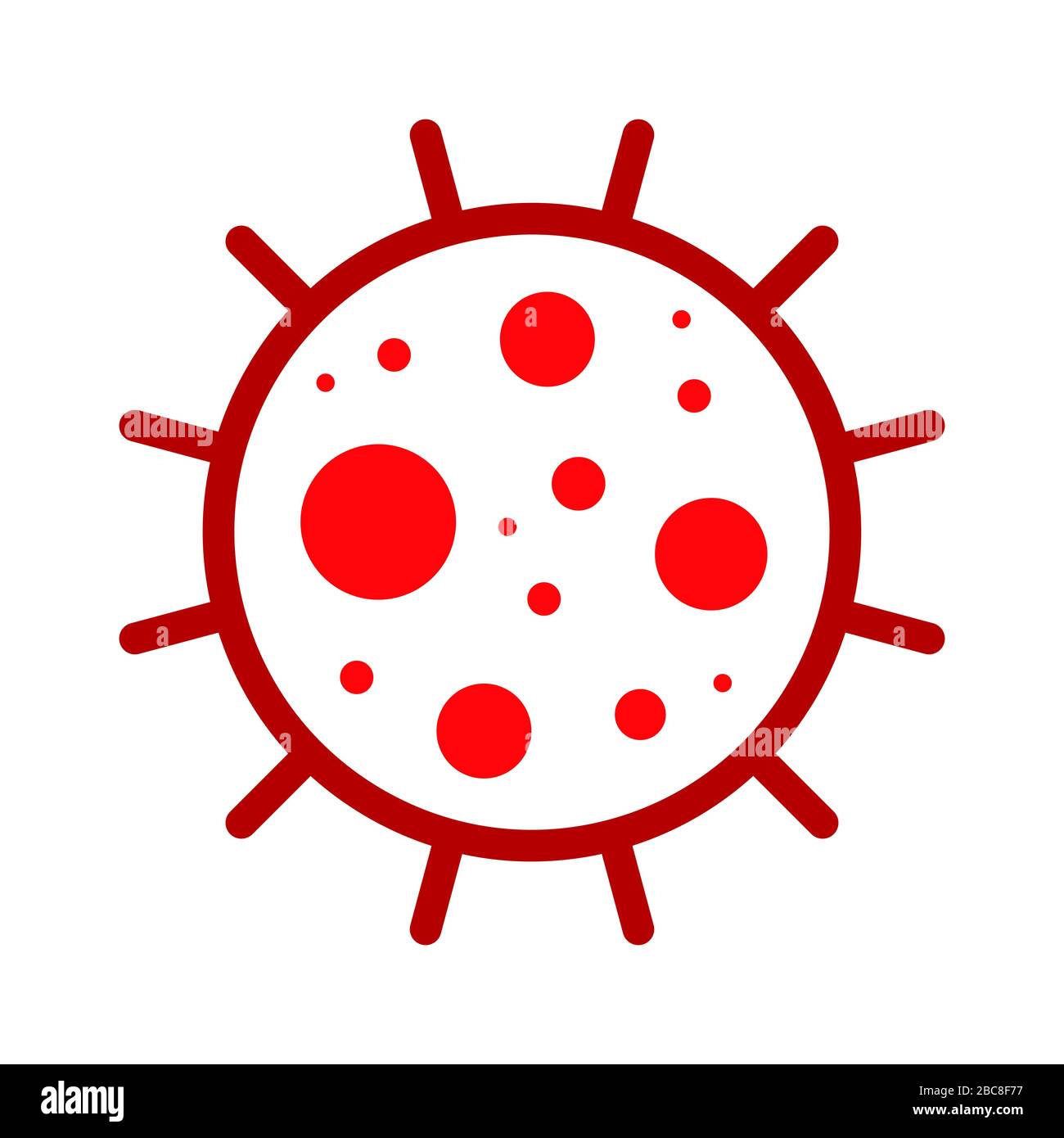 Wuhan Corona Virus, Covid-19, nCOV, MERS-CoV Novel Coronavirus Cell ...