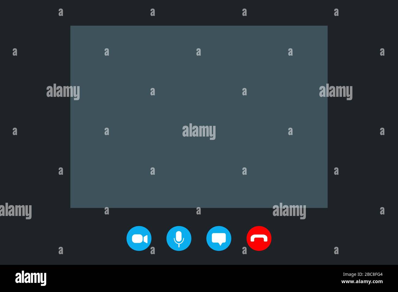 Skype call vector vectors hi-res stock photography and images - Alamy