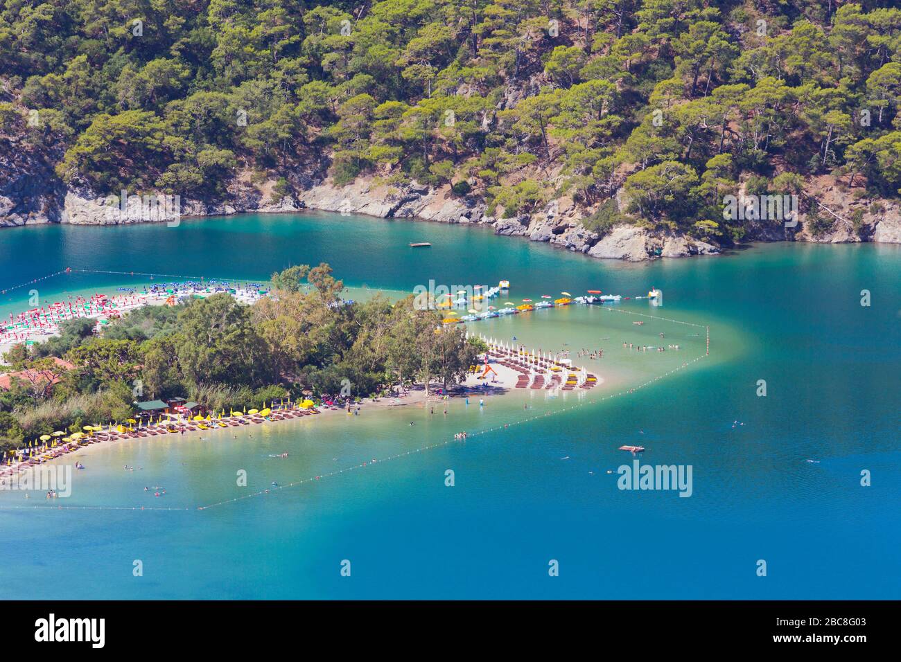 Oludeniz, or Olu Deniz, Mugla Province, Turkey. Known as the Dead Sea ...