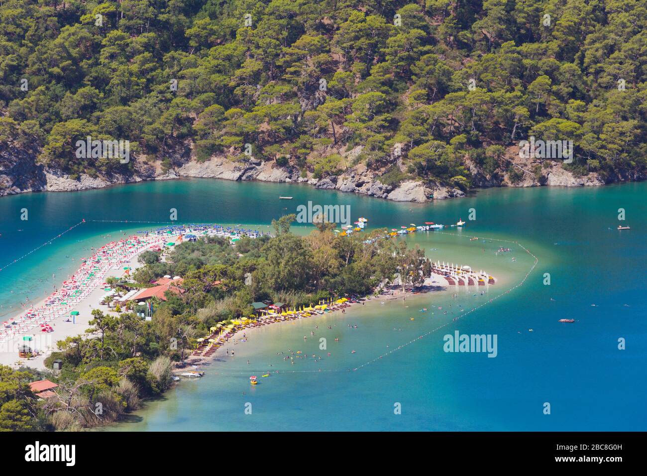 Oludeniz, or Olu Deniz, Mugla Province, Turkey. Known as the Dead Sea ...