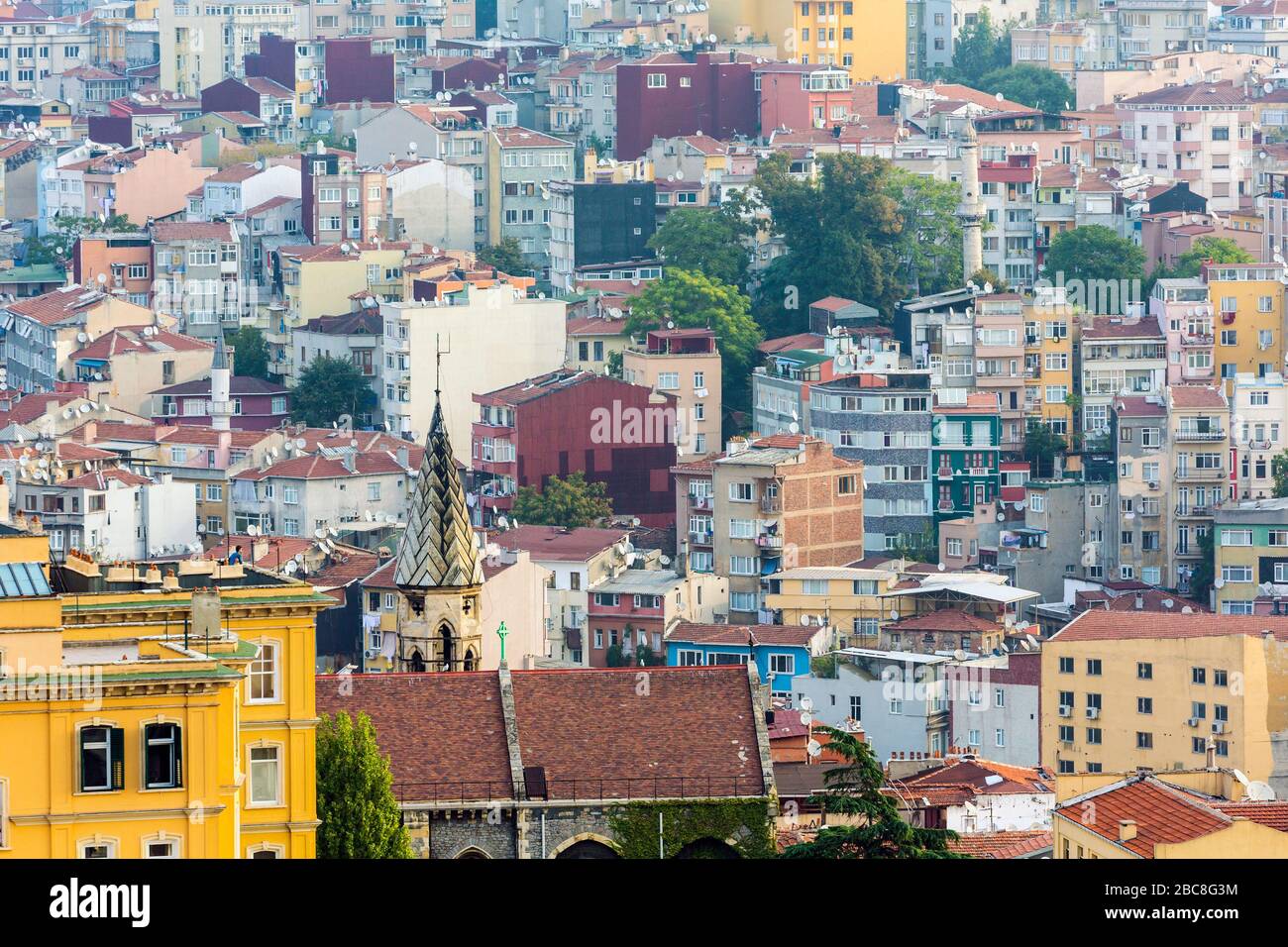 Istanbul, Turkey. Urban density in the Fatih district Stock Photo - Alamy