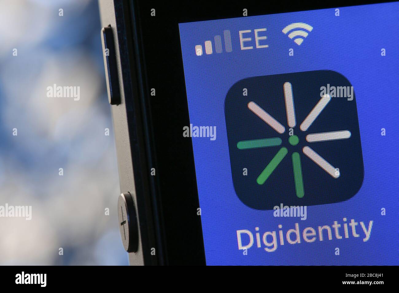 Digidentity app on an iPhone Stock Photo - Alamy