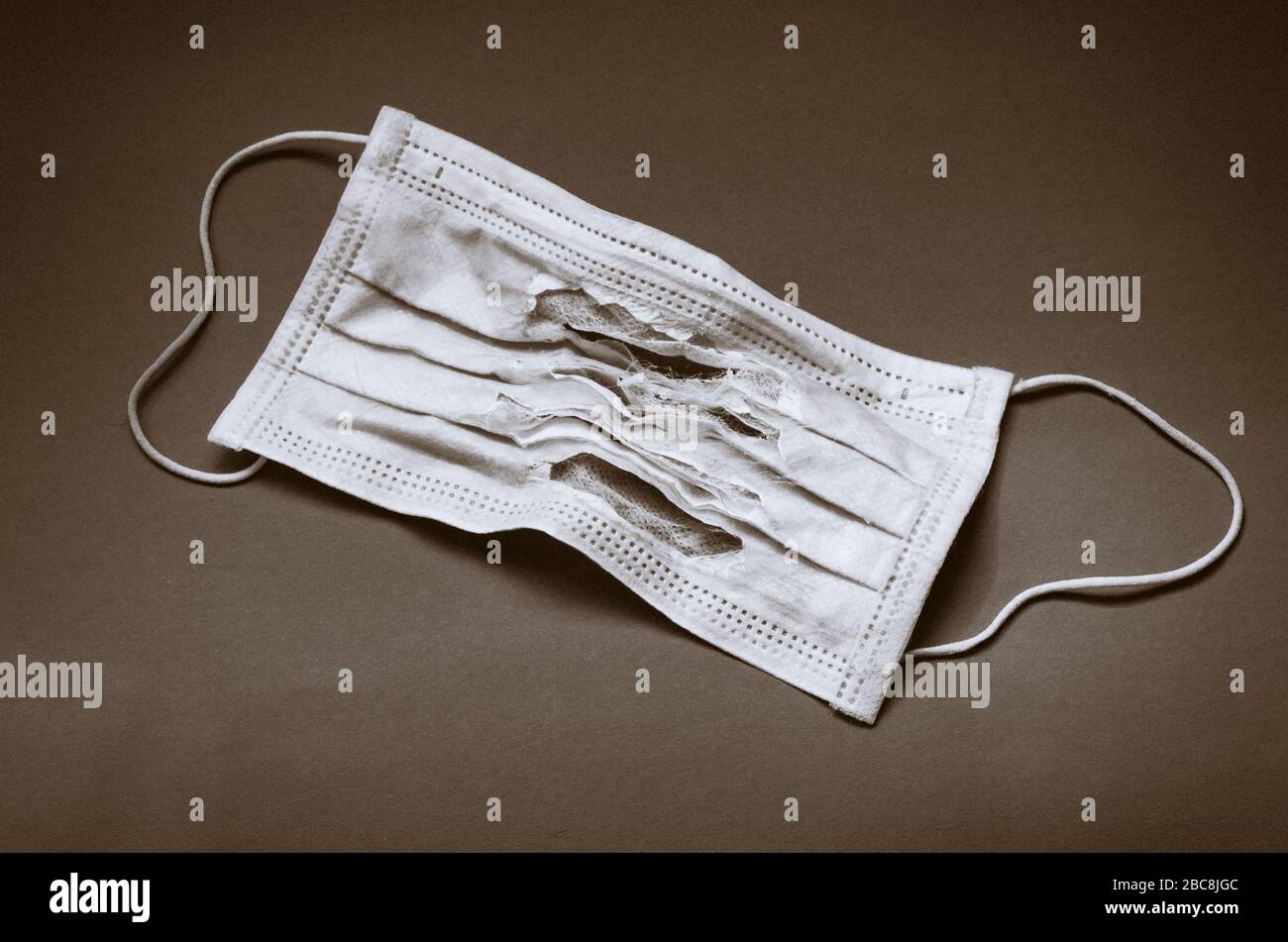 Torn face mask hi-res stock photography and images - Alamy