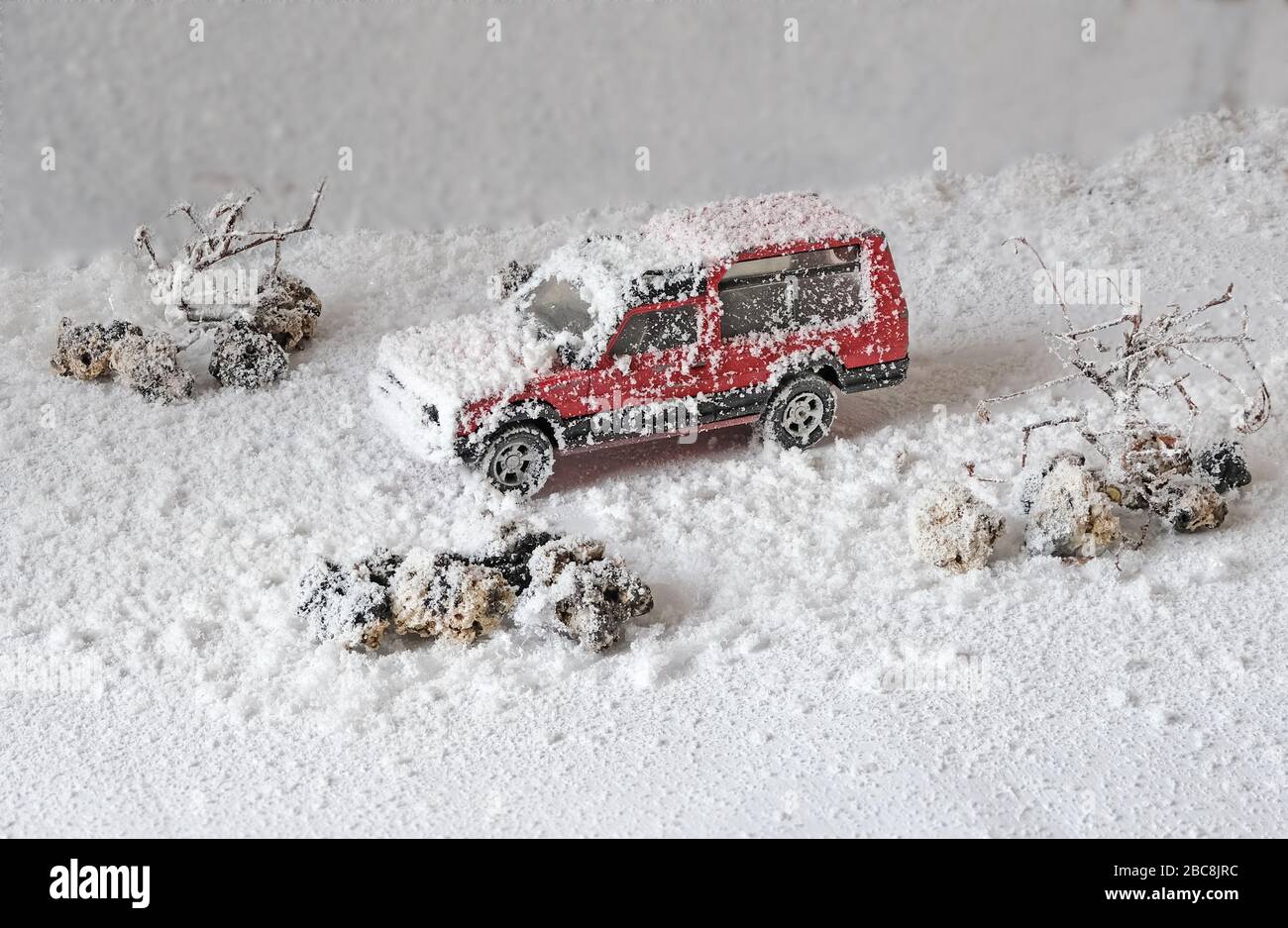All terrain vehicle covered in snow hi-res stock photography and images ...