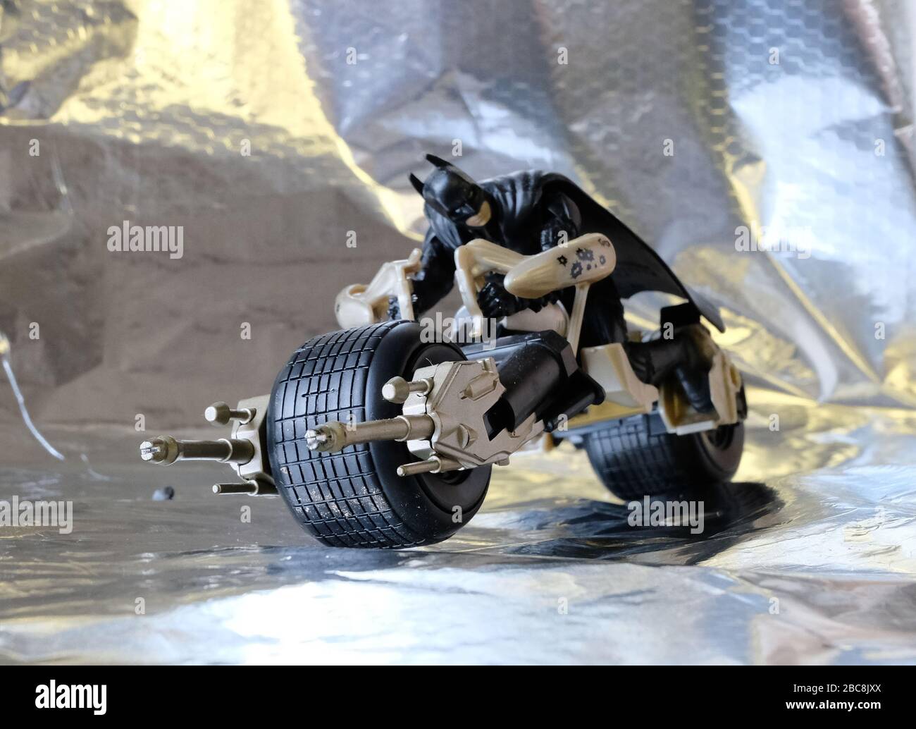 Batman bike hi-res stock photography and images - Alamy