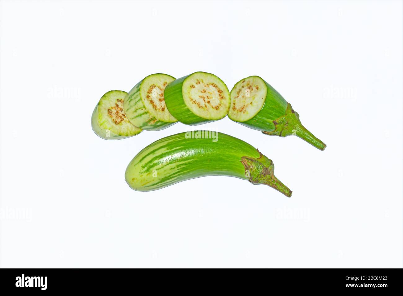 Indian Vegetables Eggplant Aubergine Brinjal High Resolution Stock ...