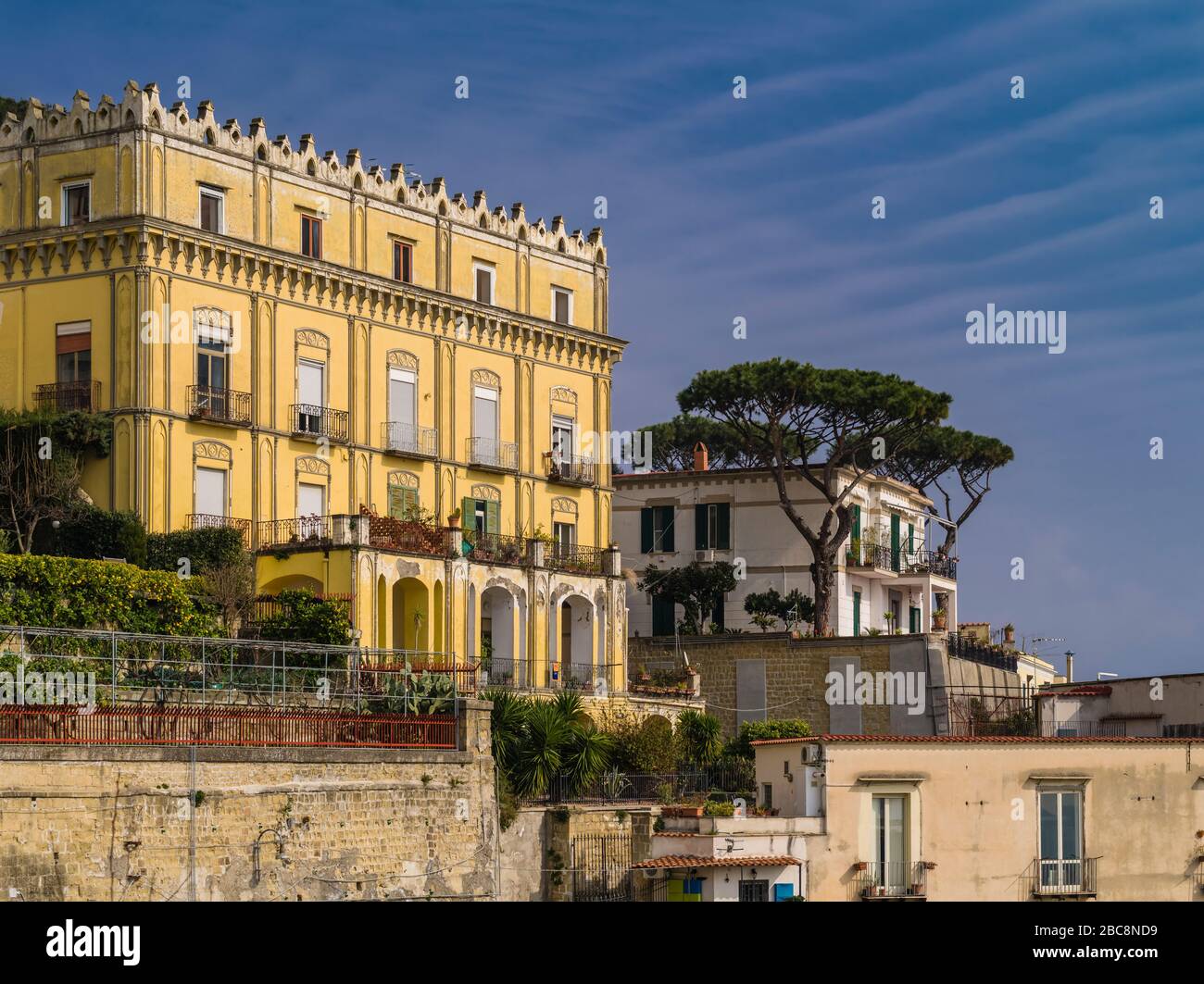 Palazzo in Naples Stock Photo - Alamy