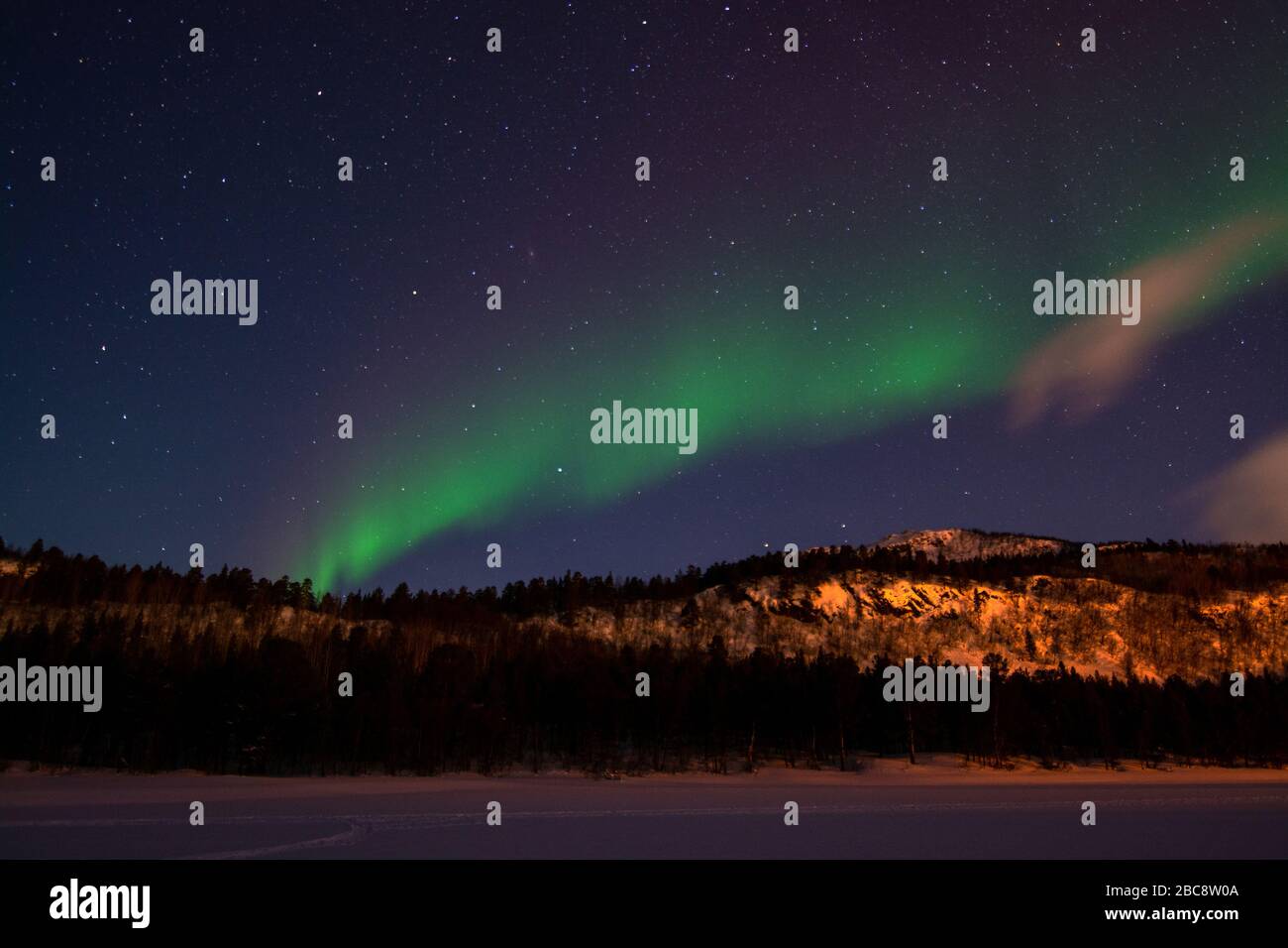 An aurora borealis, sometimes referred to as polar lights or northern ...