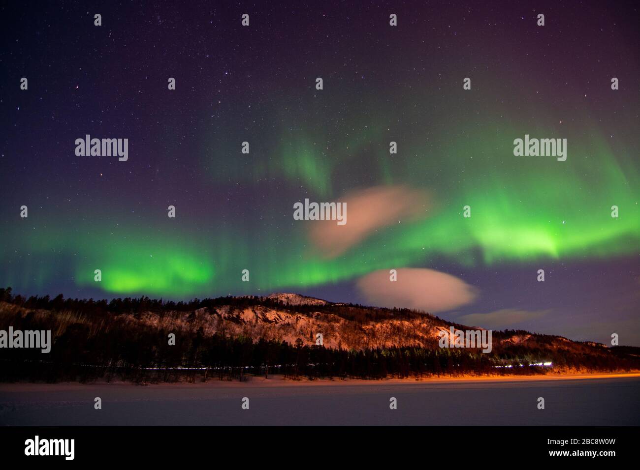 An aurora borealis, sometimes referred to as polar lights or northern ...